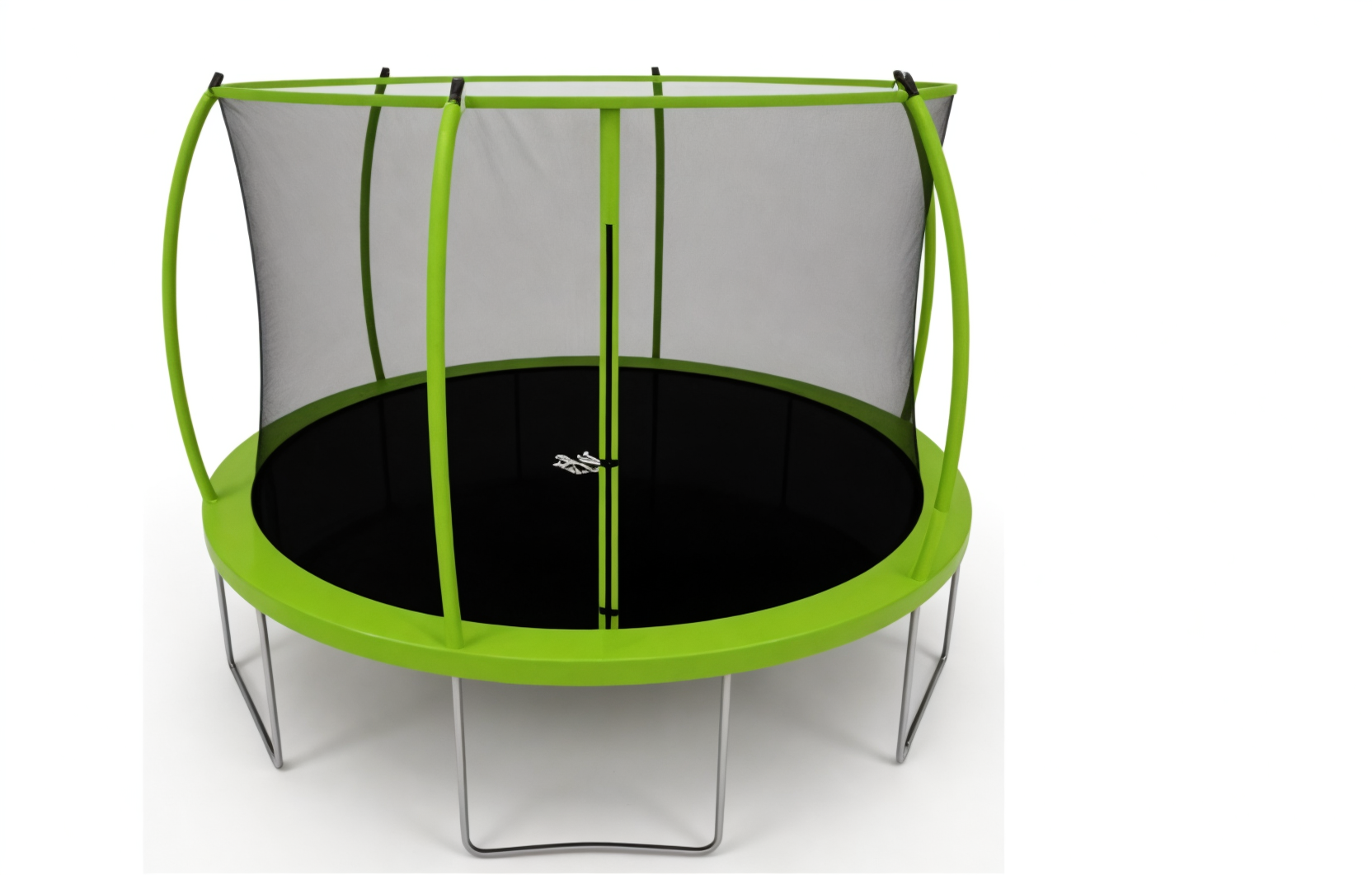 Каркасный батут Triumph Nord Триумфальный 366 см с лестницей, зеленый