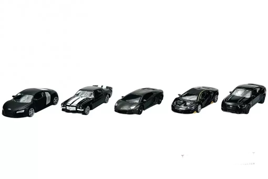 Модель коллекционная BBURAGO Набор ford mustang lx mustang gt 280 gto camaro Z/28 из 5-ТИ моделей