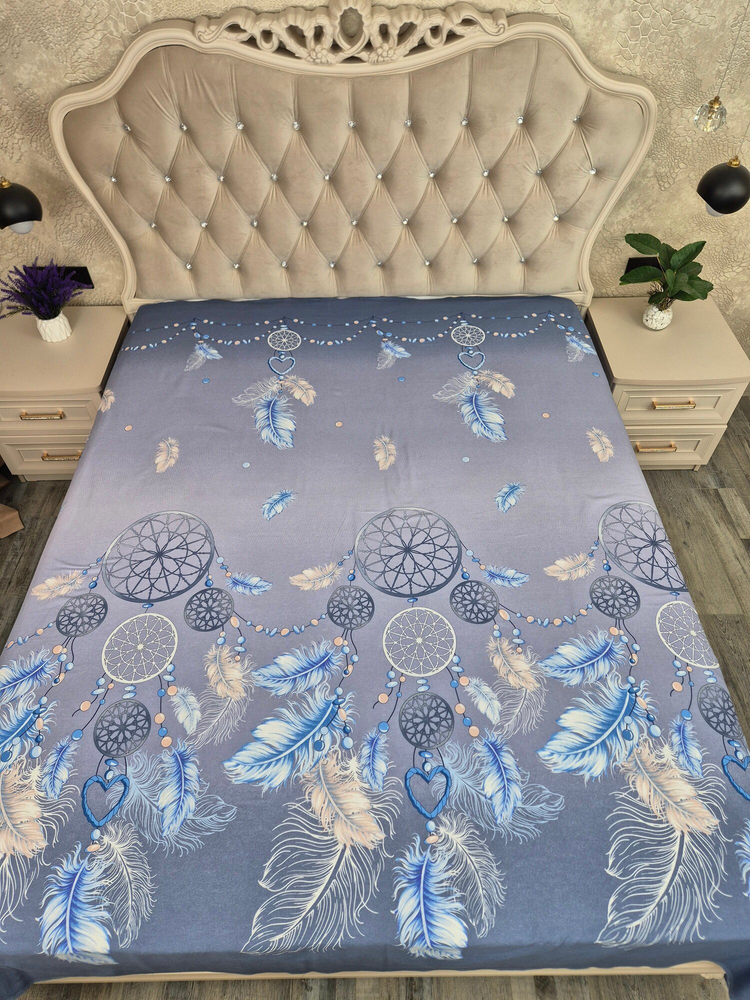 Простыня Бязь класическая Евро 220\240см Хлопок 100% производство Иваново плотность 120 гр/м2