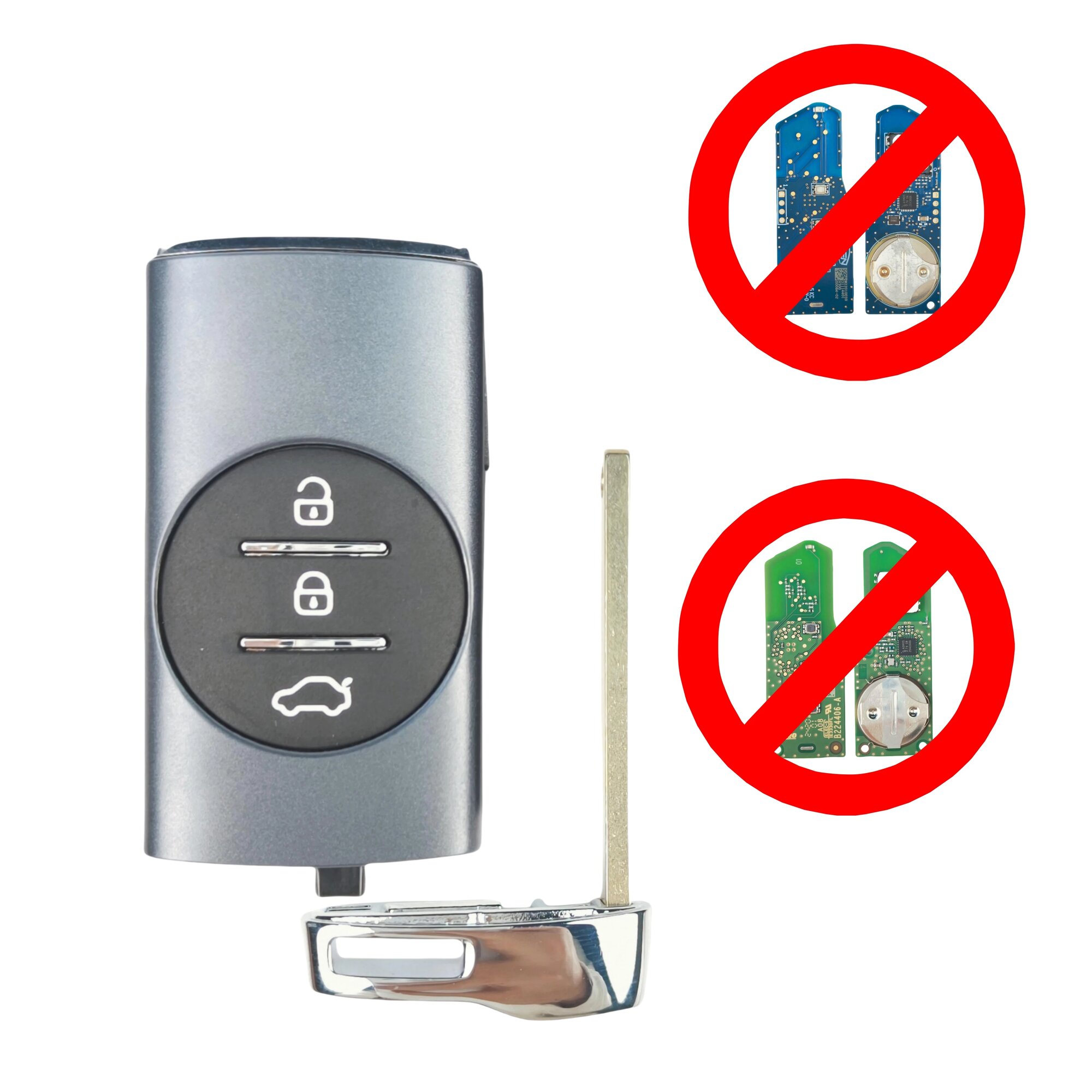 Оригинальный смарт-ключ Alger-keys для Chery Tiggo 7 Plus Tiggo 8 Plus, 3 кнопки, 433 МГц, FSK 4A, чип, дистанционный автомобильный ключ, автомобильный ключ Type B Key Shell