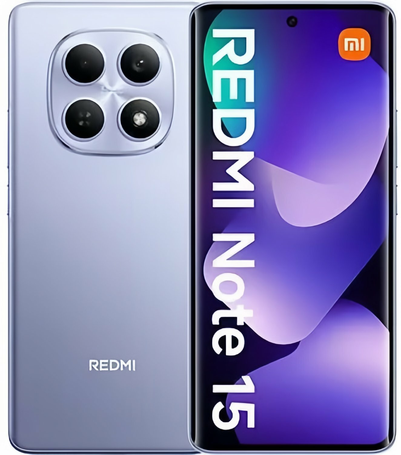 Смартфон Xiaomi Redmi Note 15 8/256 ГБ, 4G, NFС, Dual nano SIM, фиолетовый