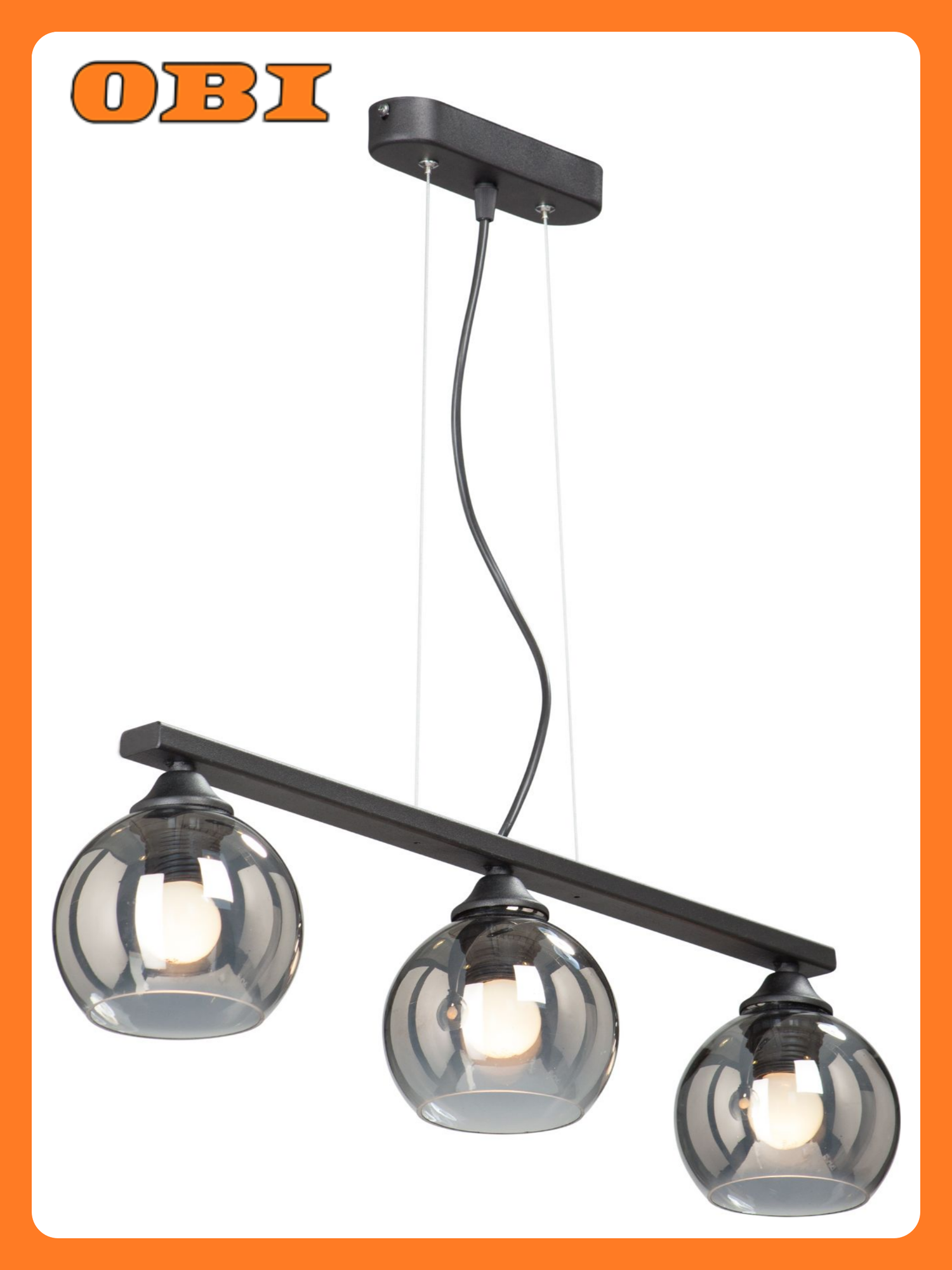 Подвесная люстра Vitaluce V4425-1/3S черная 3ХE27Х60Вт