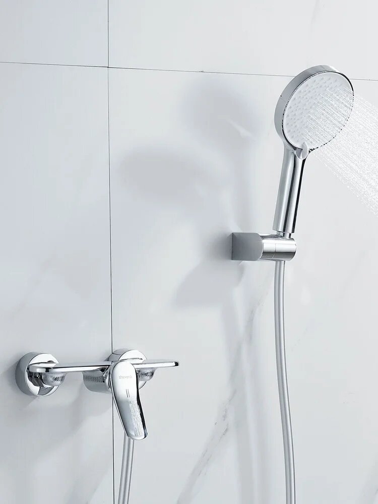 Смеситель для душа с лейкой Shevanik S4716, хром