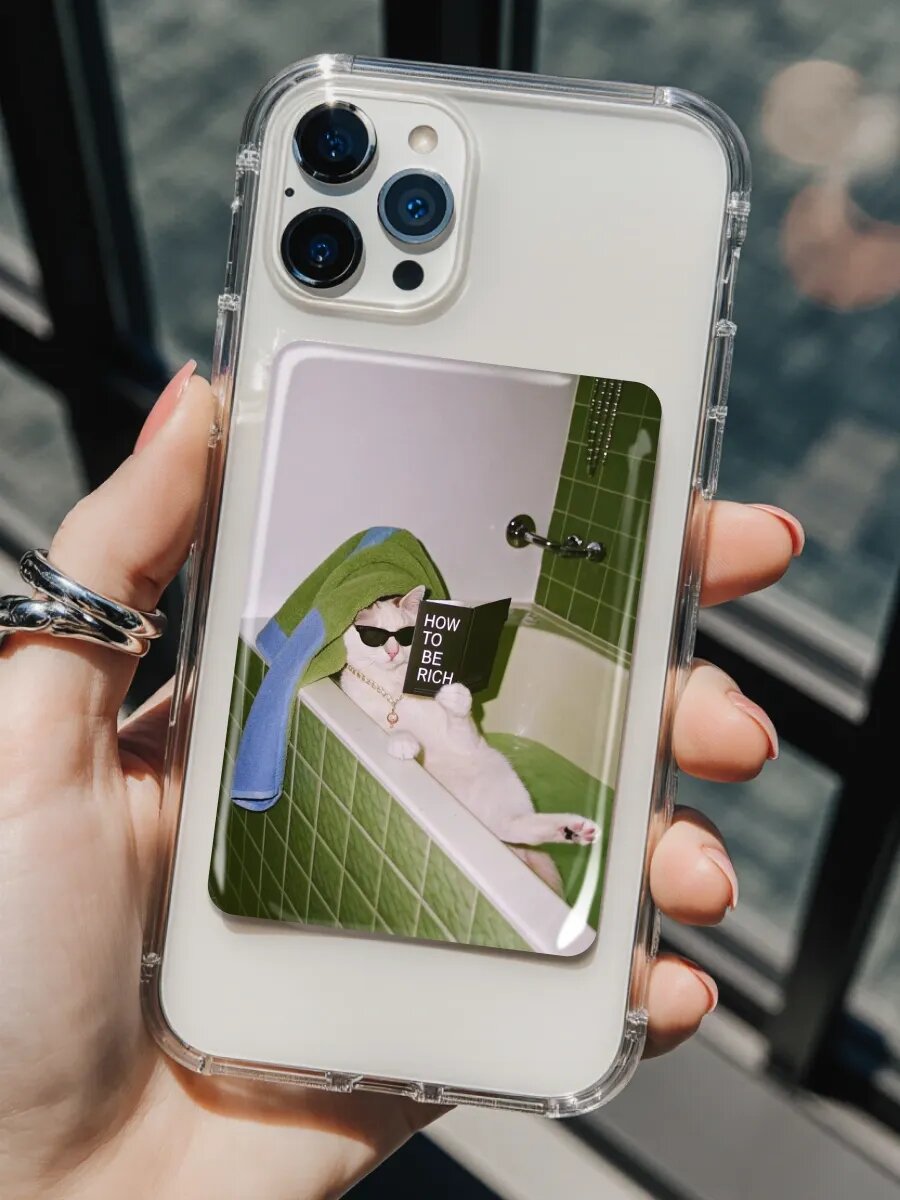 3D стикер на телефон большой Эстетика