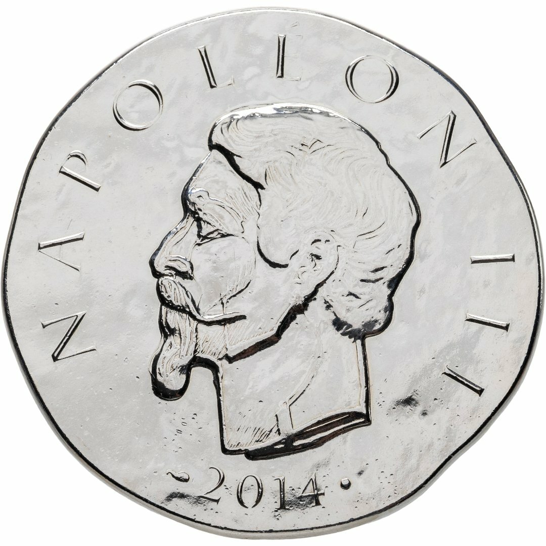 Франция 10 евро 2014 "Наполеон III", Серебро 900