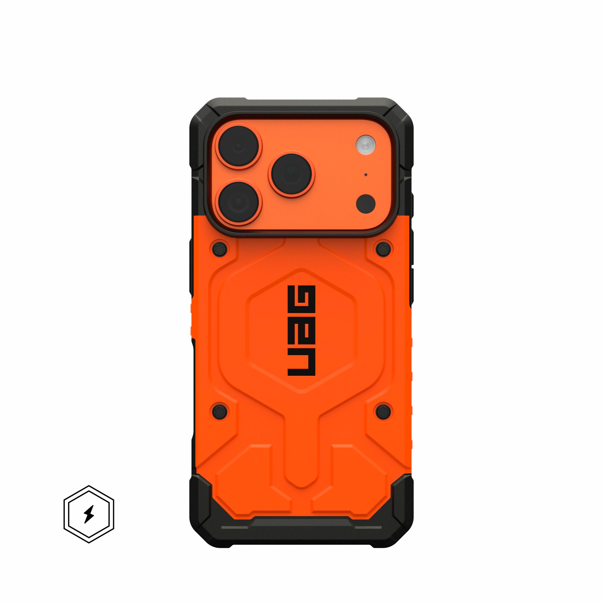 Чехол с поддержкой MAGSAFE Uag Pathfinder для iPhone 17 Pro Max 6.9", цвет оранжевый (Orange)