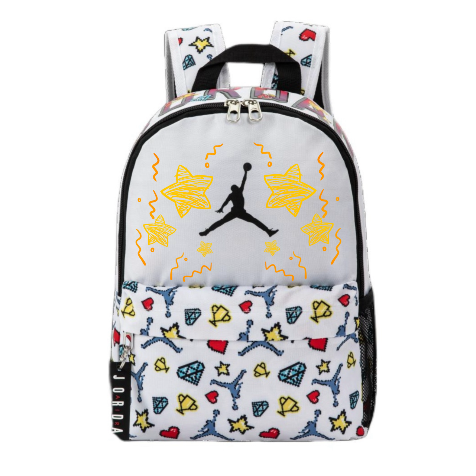 Рюкзак унисекс Jordan Polyester, белый