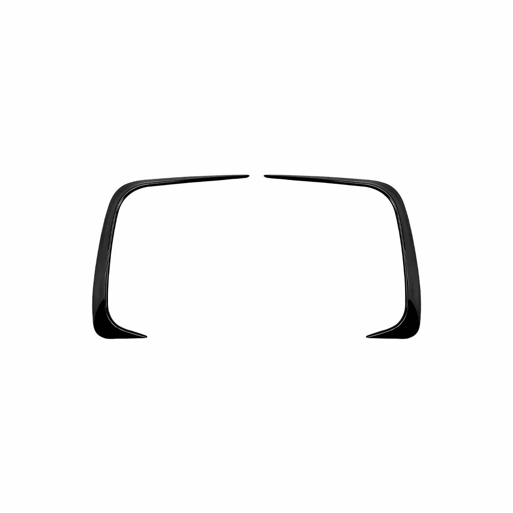 Передний бампер, накладка на вентиляционное отверстие для Volkswagen Tiguan MK3, Glossy black