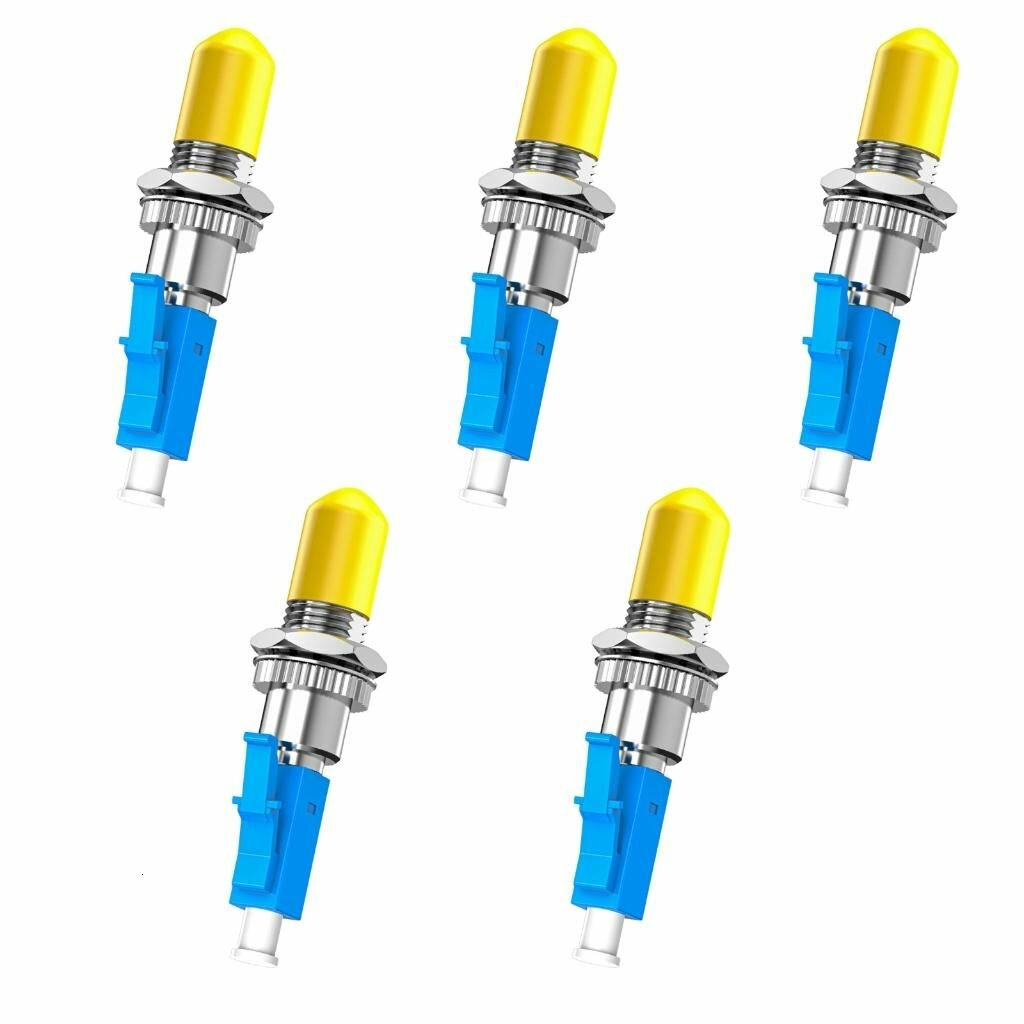 5 переходников для оптоволоконных адаптеров-LC male ST female