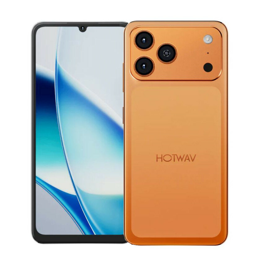 Смартфон HOTWAV A17 Pro Max Оранжевый 16 ГБ/128 ГБ, 6,75', 5160 мАч
