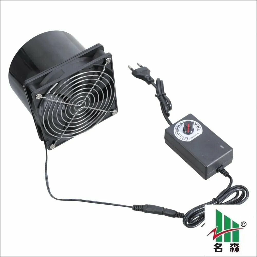 Эксклюзивный канальный вентилятор 120 мм с контроллером и двойным шариковым подшипником на 3000 оборотов
