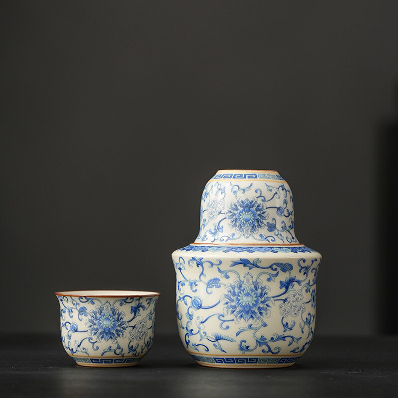 Нагреватель для желтого вина Ruyao, винный горшок, изолированный домашний набор для подогрева белого вина, полуджиновый нагреватель