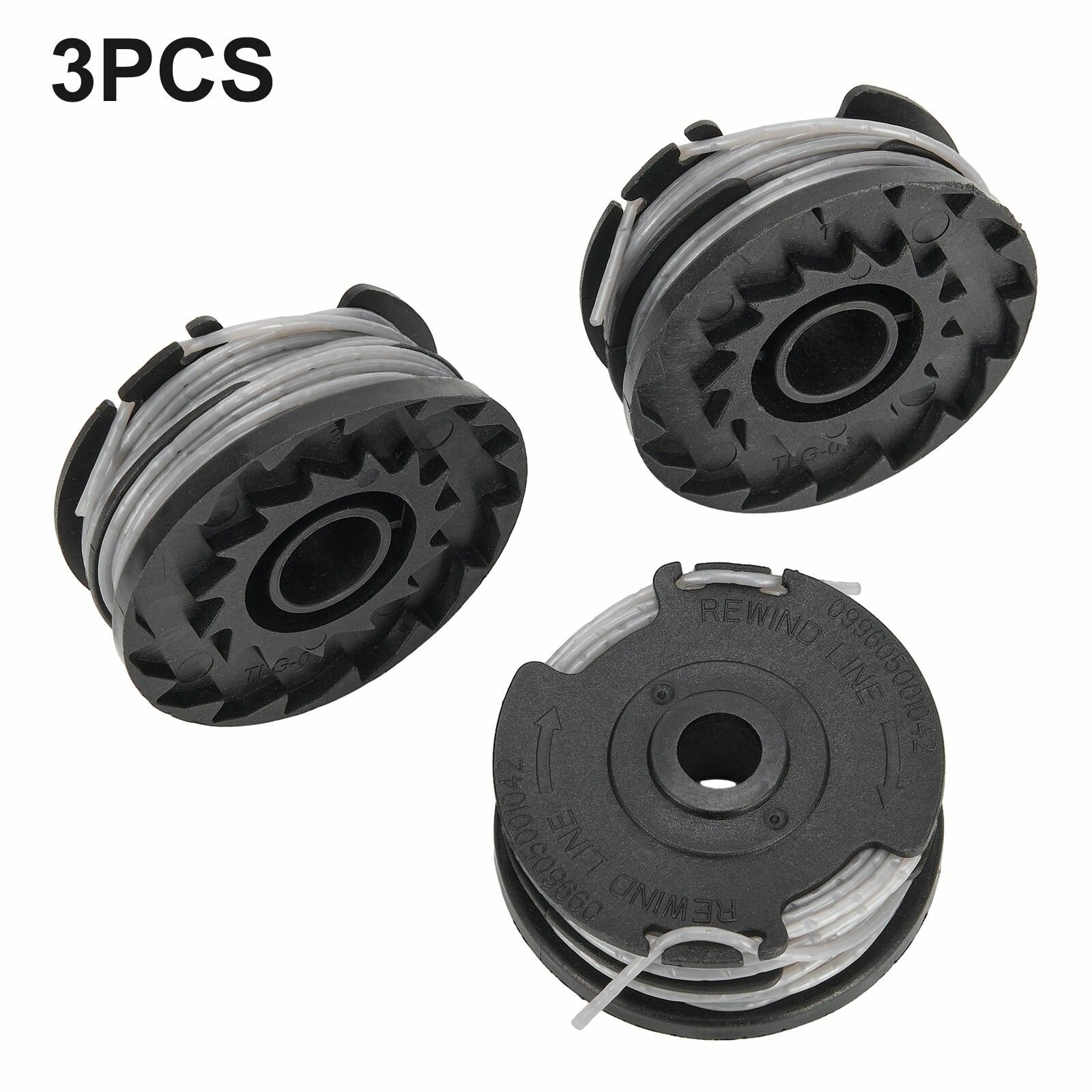 3 катушки для триммеров Greenworks G40LT/ G40LTK2/ G40LTK2x / 2101507
