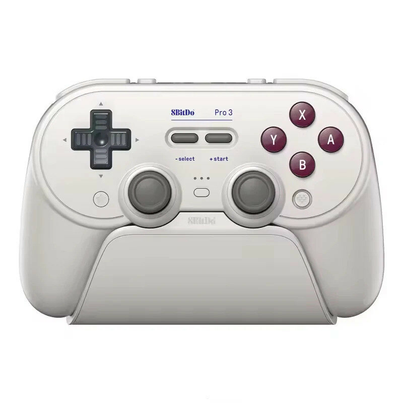 8BitDo Pro 3 Bluetooth контроллер TMR джойстики против дрейфа с зарядной док совместимость с множеством платформ