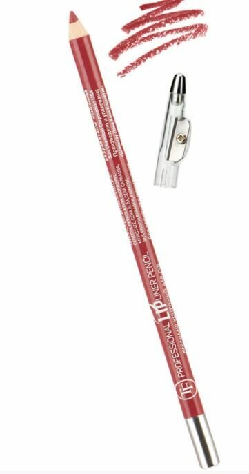 TF Cosmetics Карандаш для губ Professional Lipliner, с точилкой №85 бледный красно-фиолетовый