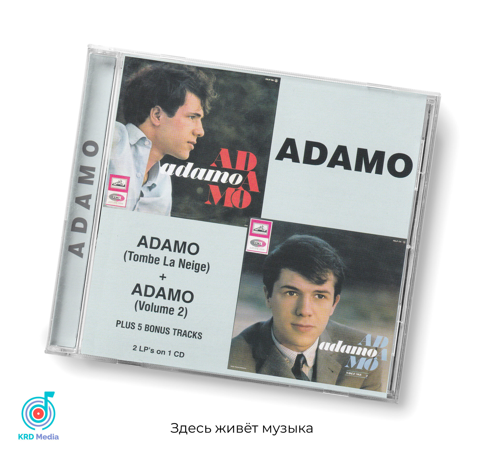 Adamo - Adamo + Adamo (Volume 2) (2 in 1), 2021, 4-page, CD-Аудио