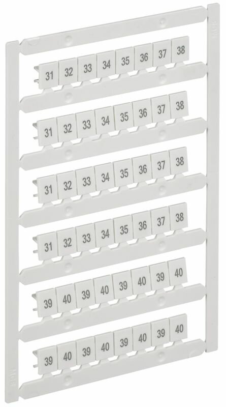 Маркер для CTS 6кв. мм/CP 10кв. мм "31-40" ARMAFIX IEK AF-CT10D-M-006-04