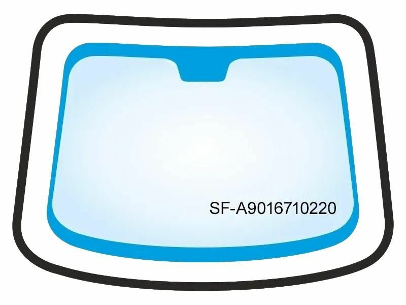 Молдинг лобового стекла Уплотнительная резинка SAT SF-A9016710220 Mercedes-Benz Sprinter 95-06 / Sprinter classic RUS