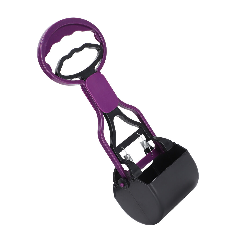 Домашние животные Pooper Scooper Pick Up Cat Dog Feecee Outdoor Animal Waste Cleaning Picker Tool Purple