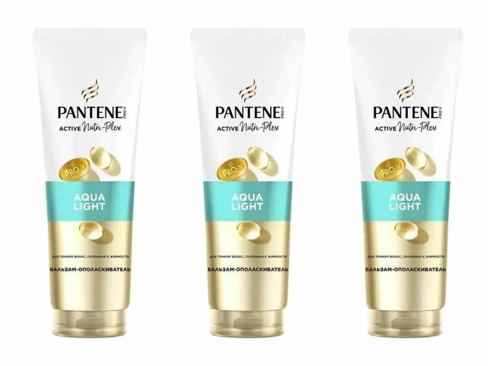Бальзам-ополаскиватель PANTENE Aqua Light для тонких и склонных к жирности волос, 275 мл