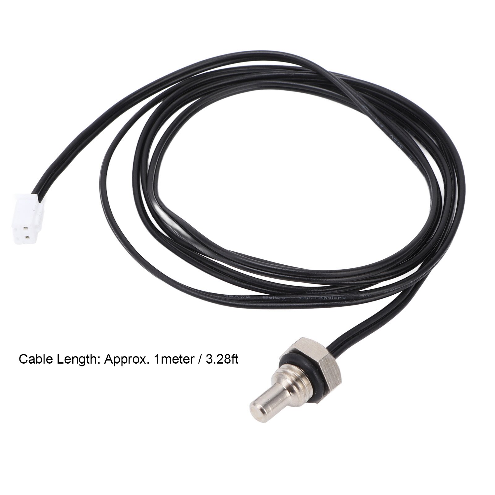 10 шт. Термисторный датчик NTC Датчик температуры с шестигранной головкой Длина кабеля 1 метр M8 Thread50K