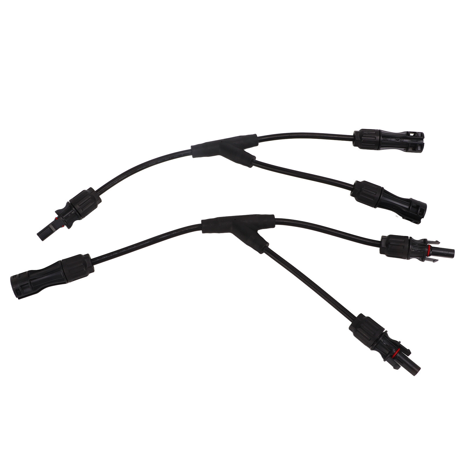 2 ПК Солнечный 2-1 Адаптер IP68 Водонепроницаемый плавник PPE FLAME PARALL PARALLER SOLARAN