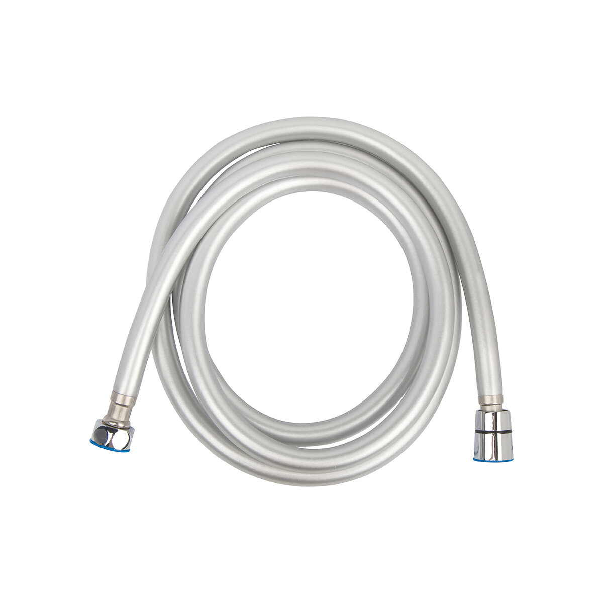 Шланг для душа Рыжий кот Anti-Twist, ПВХ, 2 м, цвет серебристый, 1шт