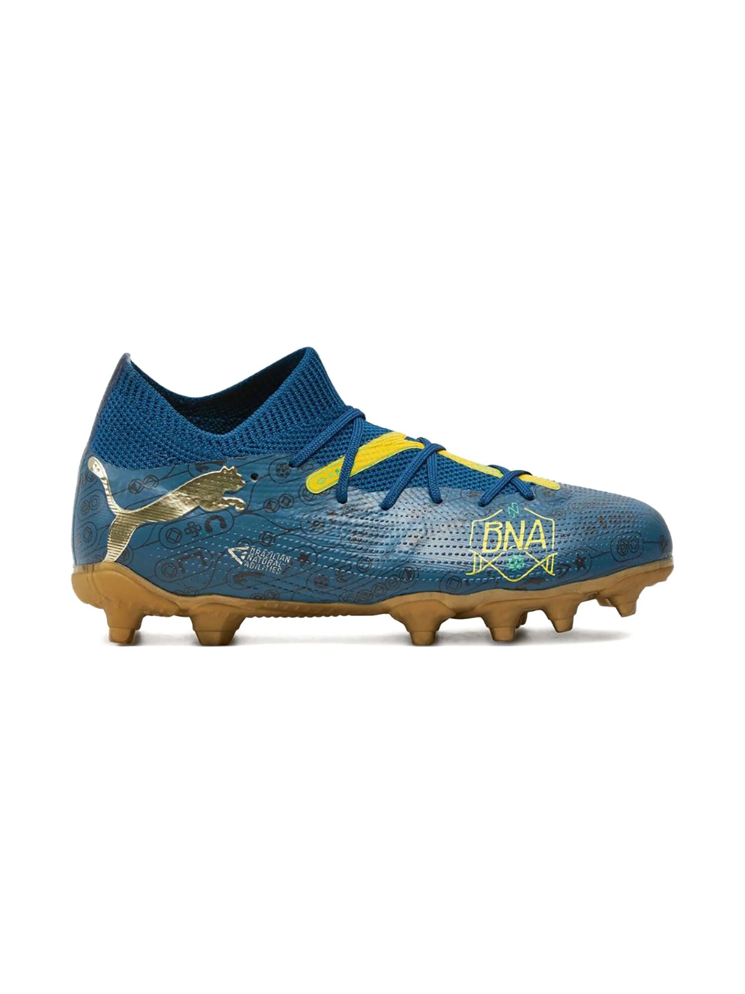 Кроссовки Future 7 Match BNA FG AG Cleats Marine Blue/Yellow