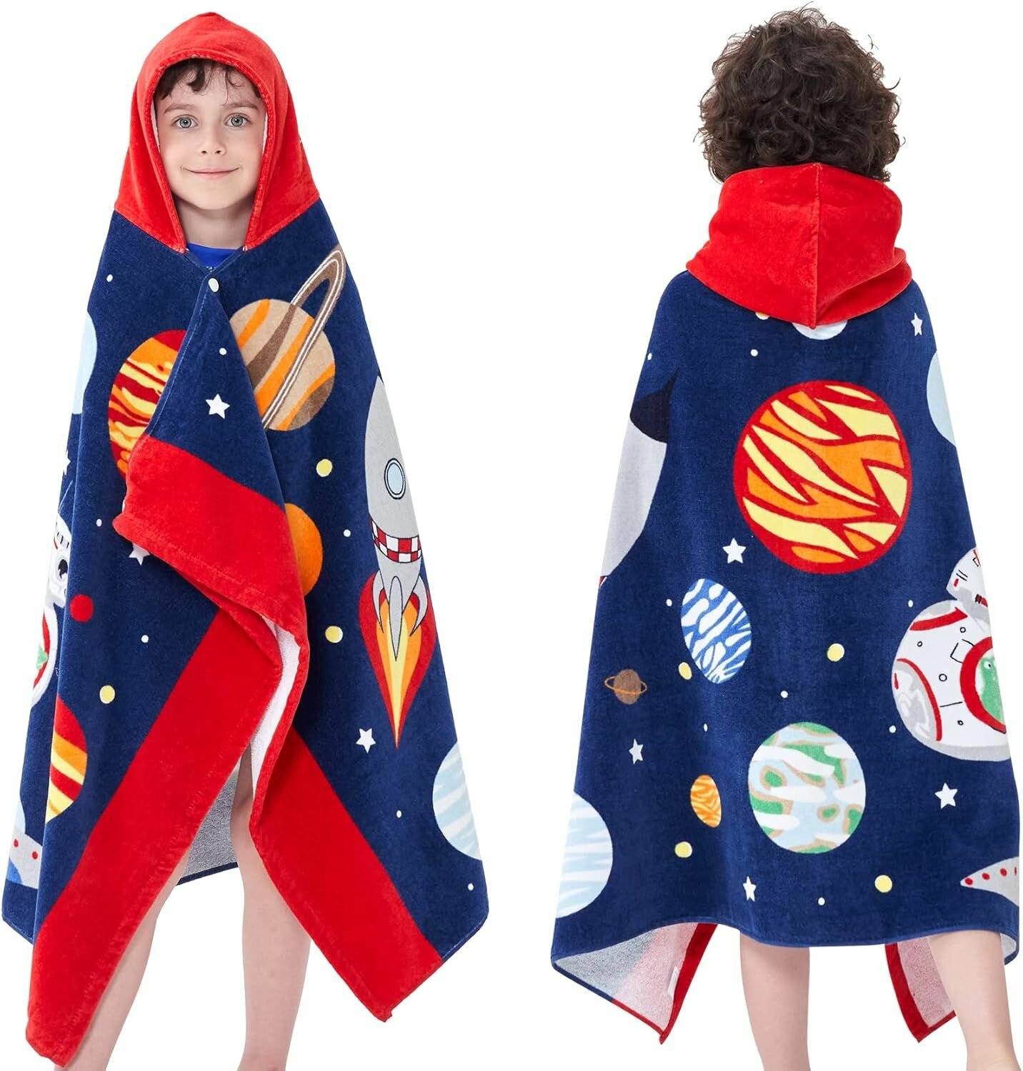 BESTCENT Пляжные полотенца, Хлопок, 76x127 см, темно-синий