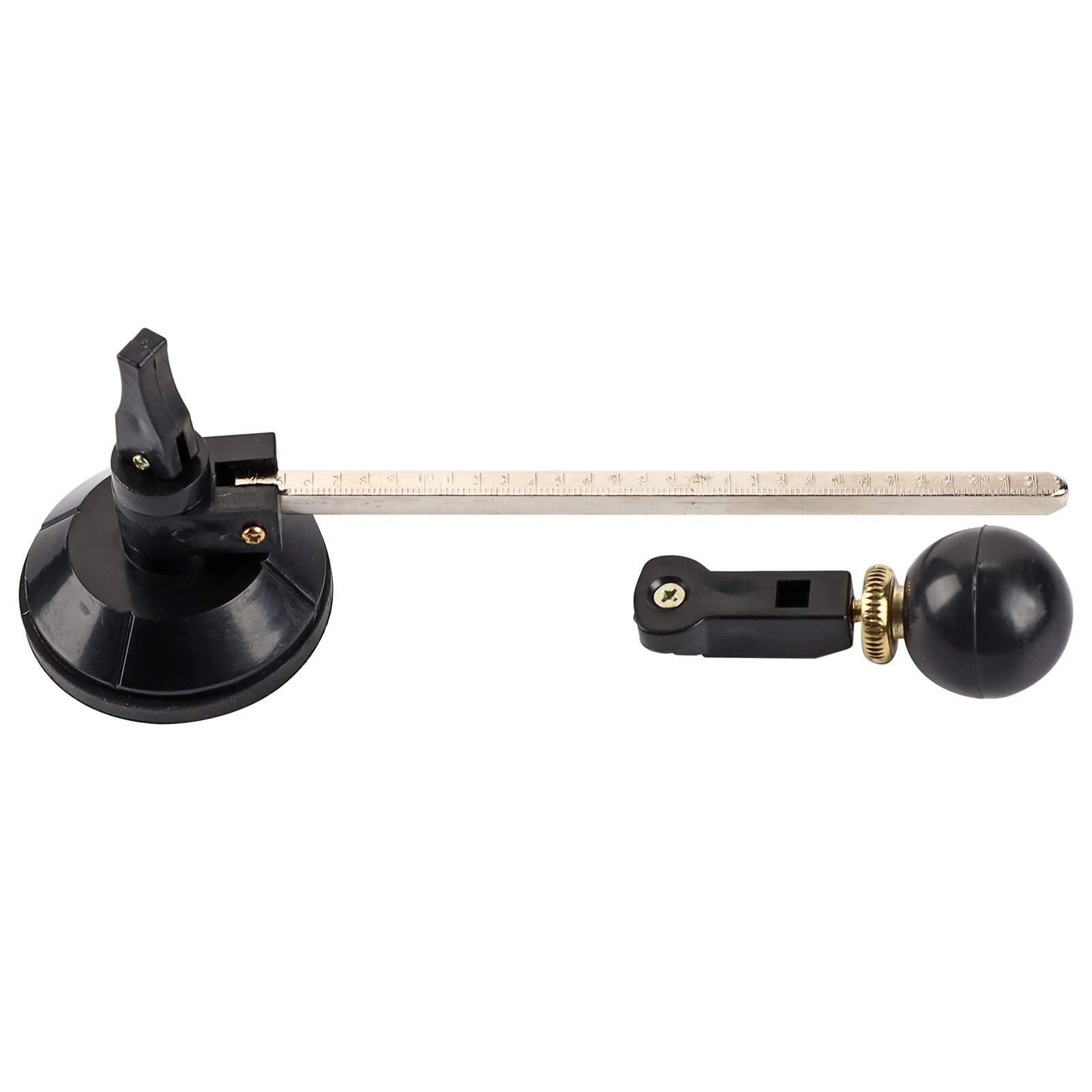 Стеклорез с присоской. 6-колесный компас. Круглый режущий инструмент для легкой (№ 1) резки стекла, прецизионная 6-колесная резка.