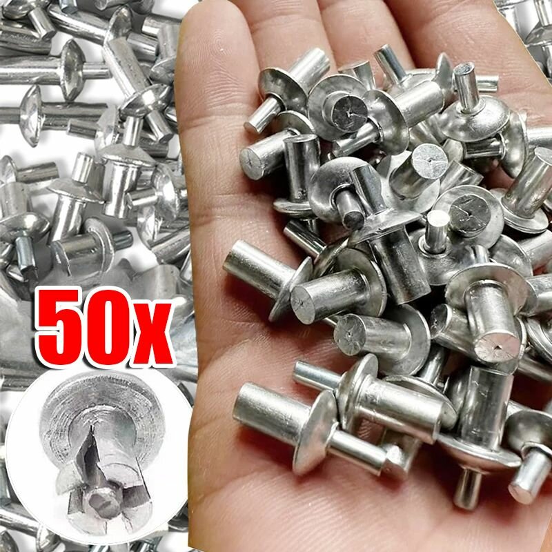 Заклепки молотковые алюминиевые с потайной головкой