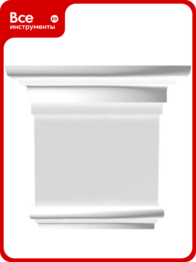 Капитель Decomaster 200x190x60 мм 92815-1R