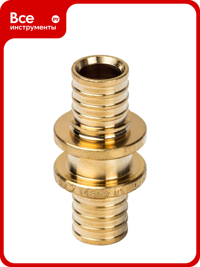 Соединительная равнопроходная муфта STOUT 16 SFA-0003-000016 RG008P0TP2RE1N