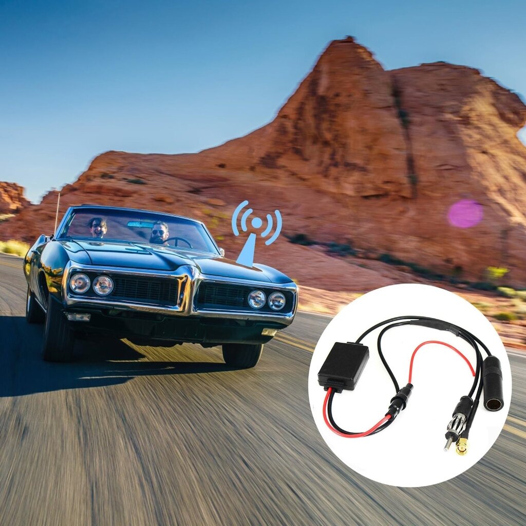 Усилитель сигнала FM-антенны для автомобиля