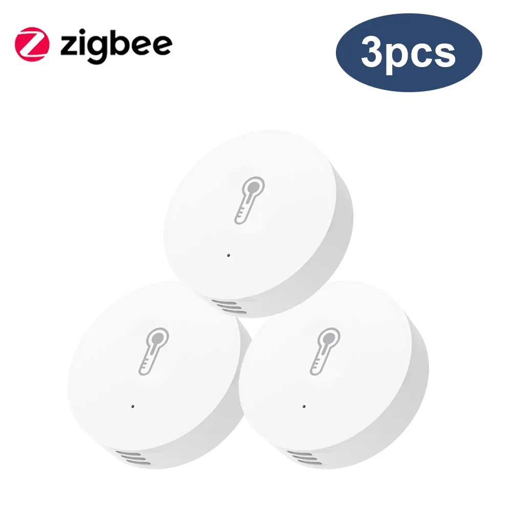 Датчик температуры и влажности Zigbee 3pcs