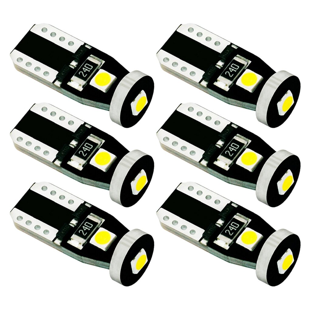 Подсветка номерного знака для чтения атмосферы автомобиля с расшифровкой подсветки номерного знака-6шт