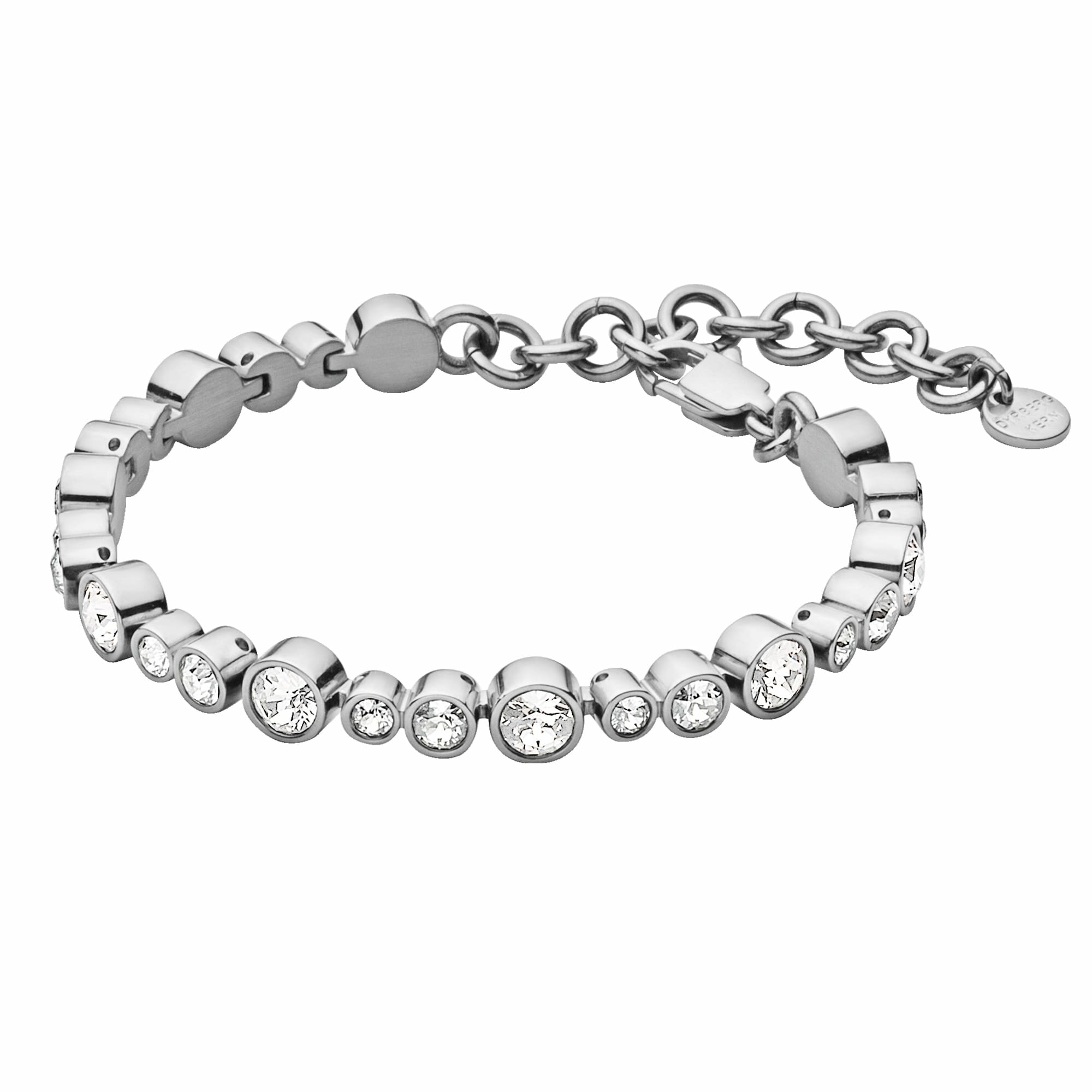 Теннисный браслет, кристаллы Swarovski