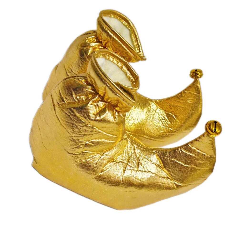 Туфли Клоуна Для Рождественской Вечеринки-Золотые