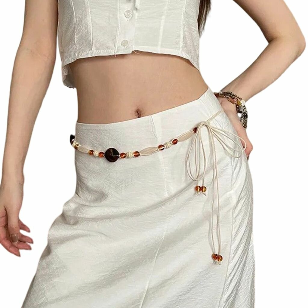 Бисерный пояс для платьев