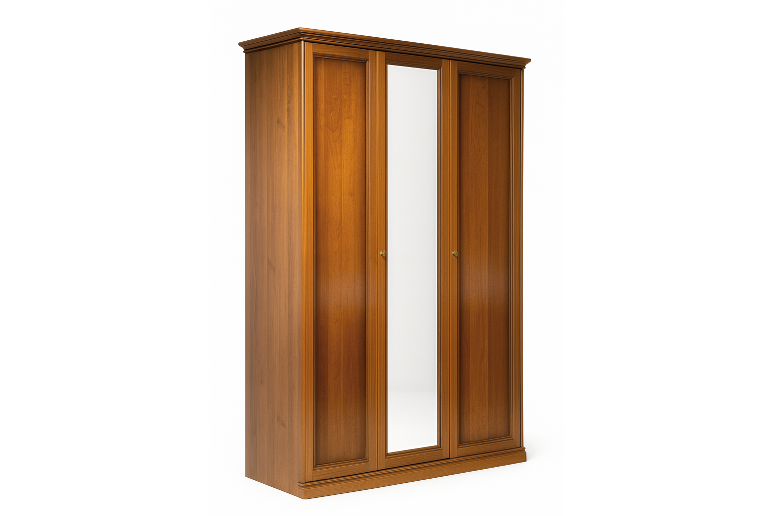 Шкаф 3-дверный низкий Camelgroup Nostalgia, с зеркалом, цвет орех