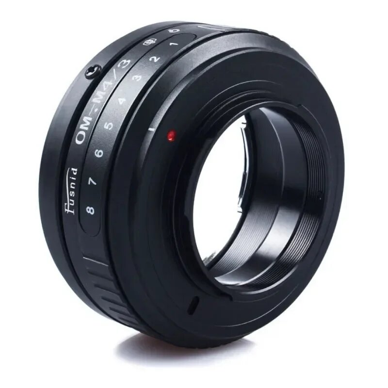 ОМ-м4/3 | Адаптер Tilt & Shift для объектива Olympus OM на камере с креплением Micro 4/3