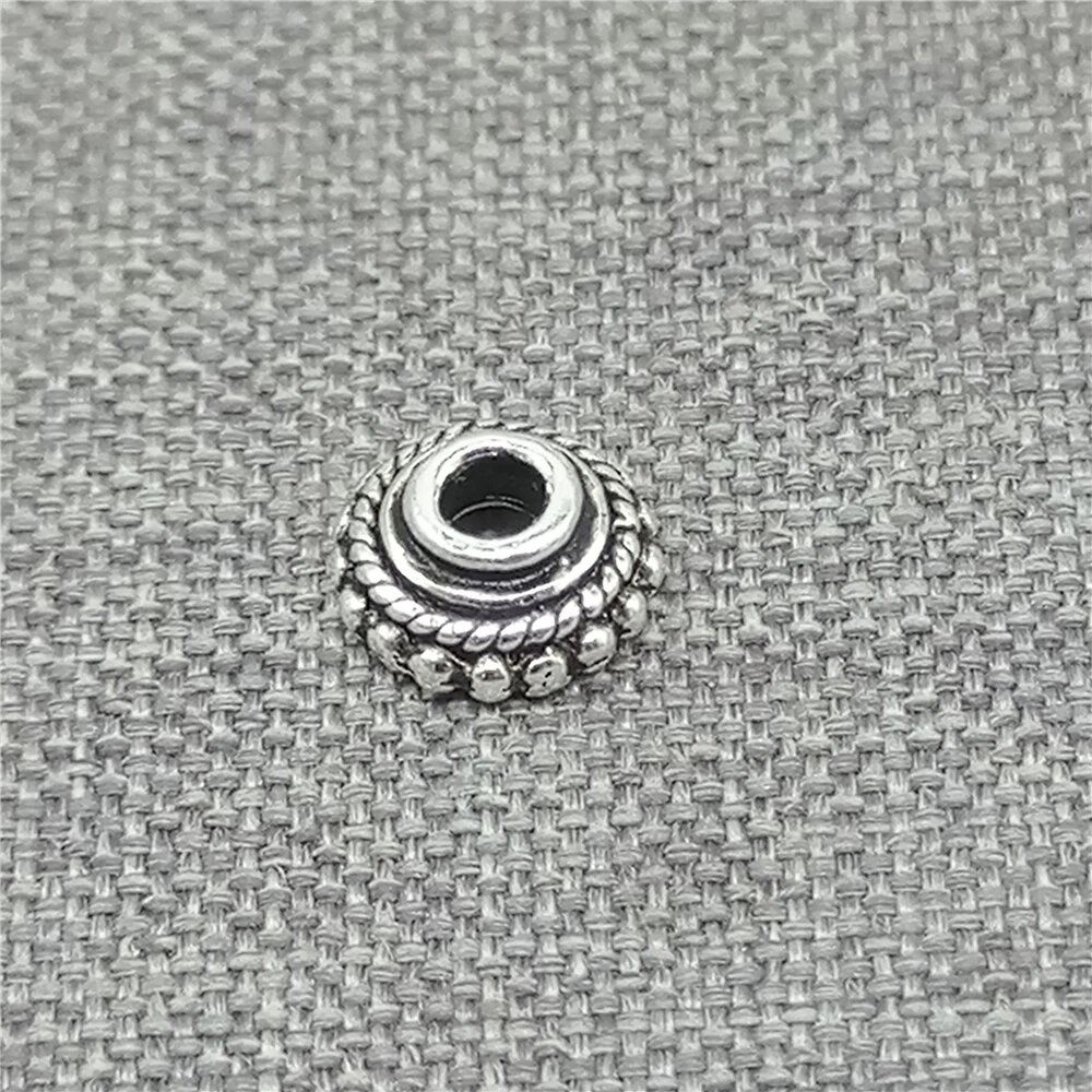 Серебряные бусины Zewelis для ожерелья 10 шт. No.1(10 pieces)