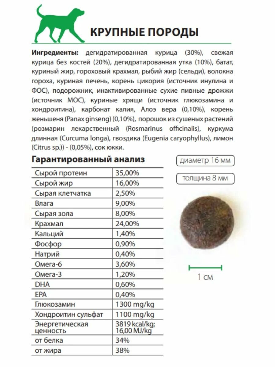 ALLEVA HOLISTIC сухой корм для взрослых собак с курицей и уткой, Макси 2 кг