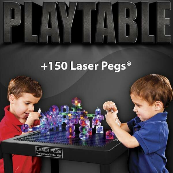 Игровой стол Laser Pegs 410 с 150 святящимися деталями