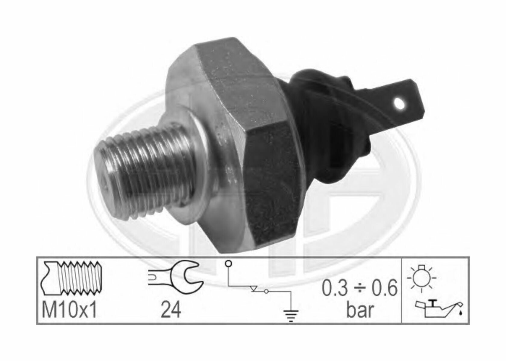 Датчик Давления Масла Vw Polo 95-99(Era 330319)