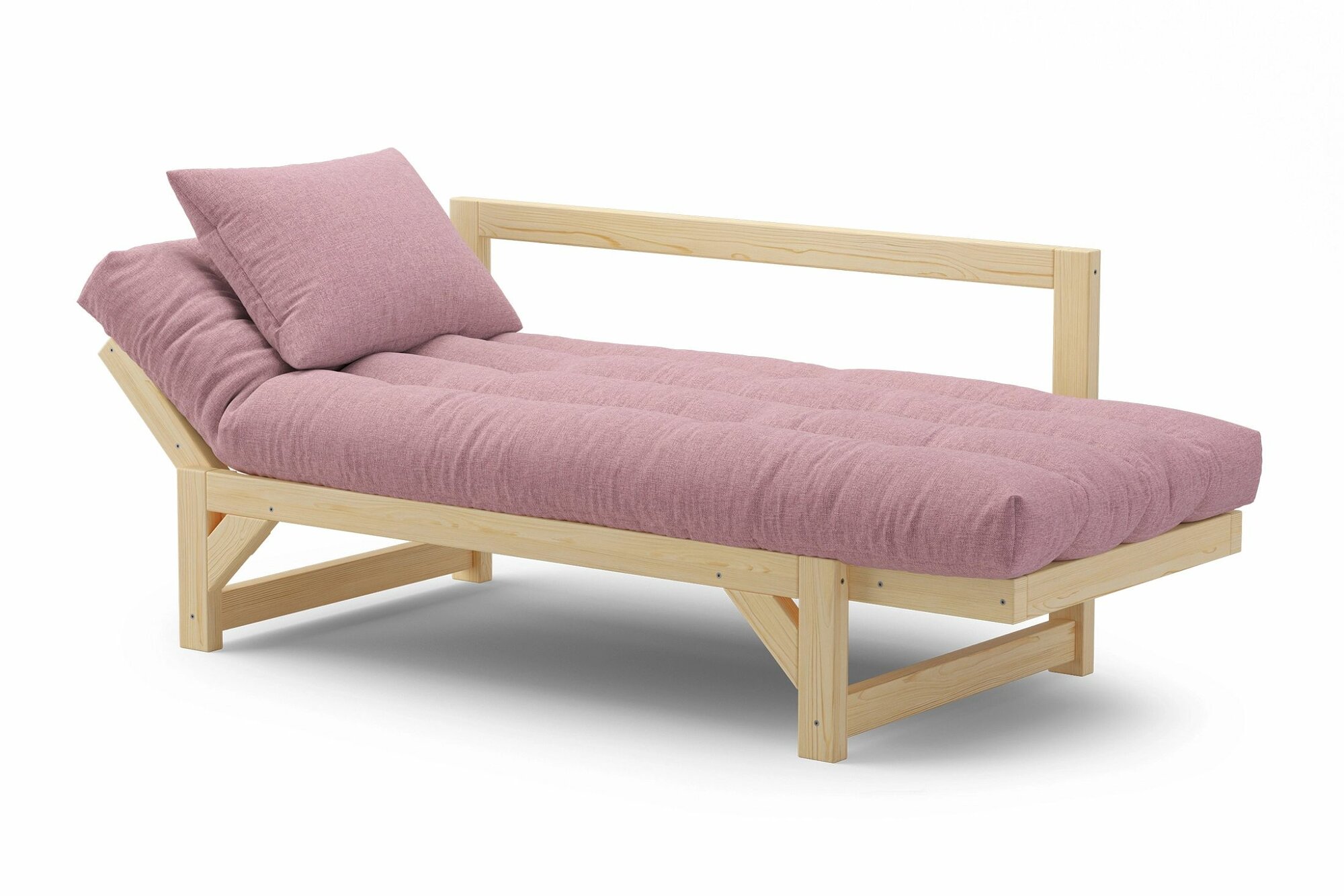 Диван Амбер-2 розовый