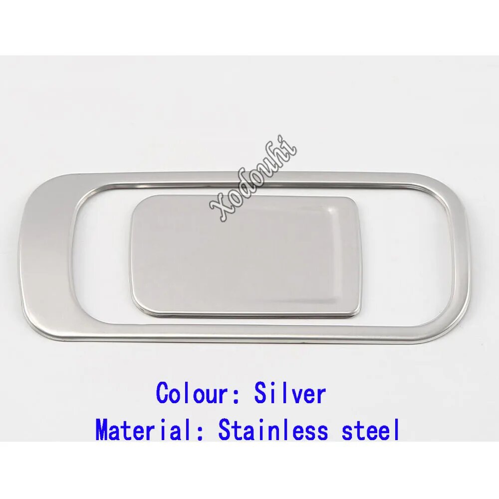 Для Volkswagen VW T-cross Tcross 2019 2020 2021 2022 2023 крышка второй пилот бардачок передняя отделка лампы панель рамка наклейка капот 2 шт. Sliver