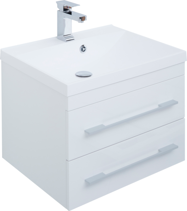 Тумба для комплекта Aquanet Нота 58 белая