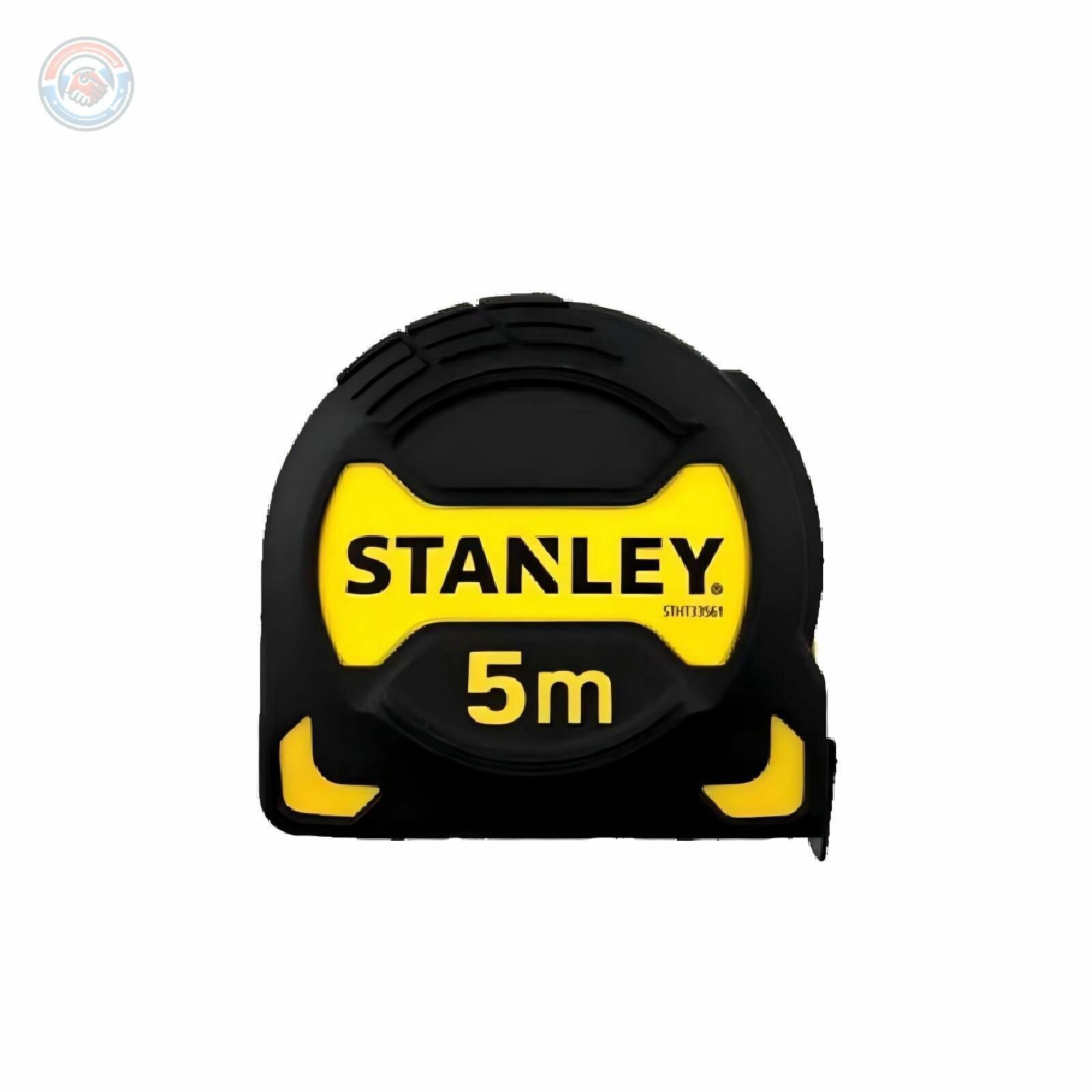 Рулетка строительная 5 метров с магнитным крюком и автостопом STANLEY для точных замеров в доме и на стройке