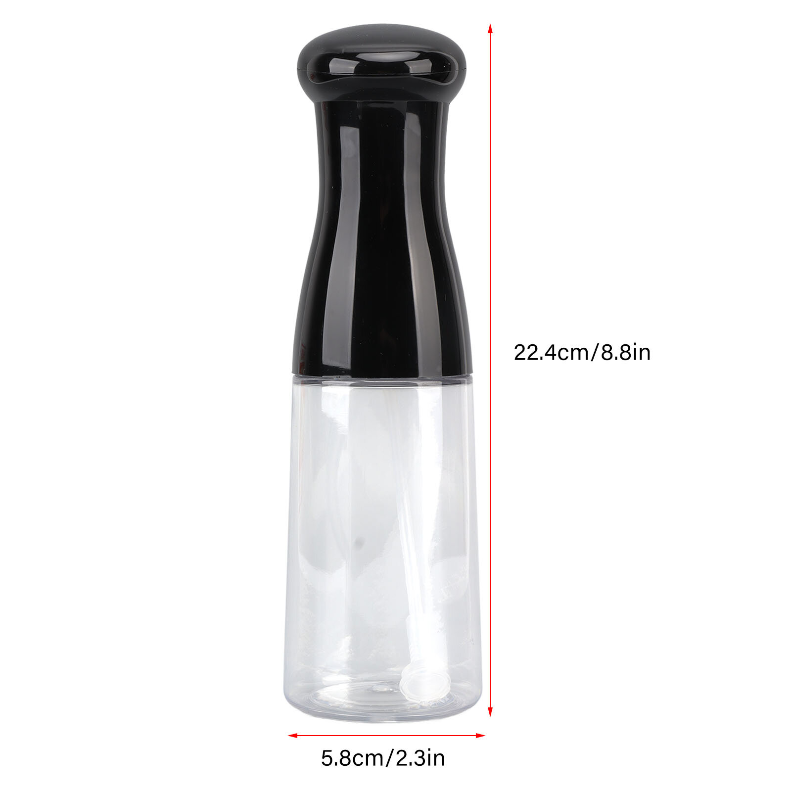 200 мл масляный распылитель, эргономичный портативный распылитель масла для кухни, приготовления пищи, фритюрница, салат, выпечка, гриль, жарка, черный